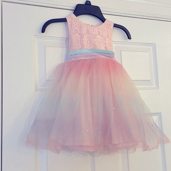 purple rose | Dresses | Nwt Little Girls Ryedie Lace And Sequin Dress ...